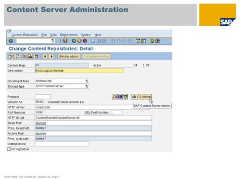 Ppt Im111 Use The Sap Content Server For Your Document Imaging And