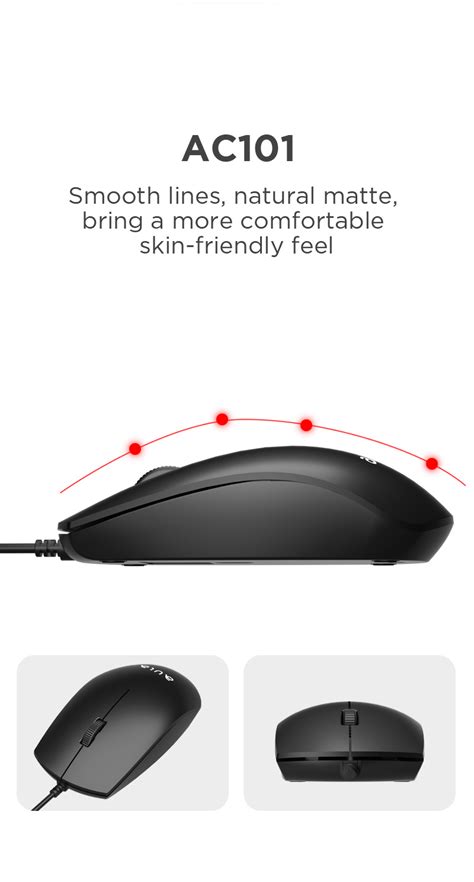 Aula Ac101 Wired Keyboard And Mouse Combo Improve Work Efficiency And