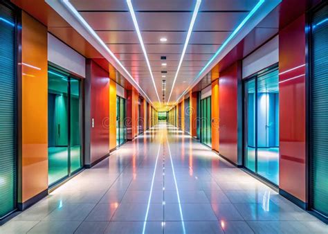 Modern Minimalist Corridor Design A Stunning Empty Hallway With Bright