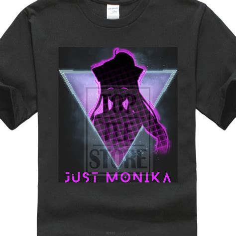 Just Monika T Shirt Doki Doki Literature Club In T Shirts From Mens