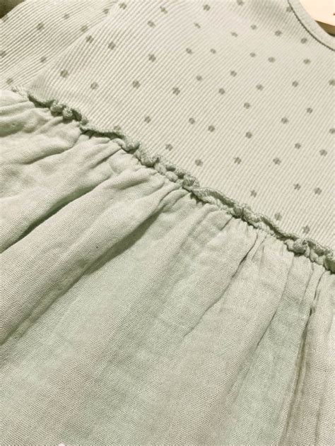 پیراهن موسلین و کبریتی بهاری جلی بیبی