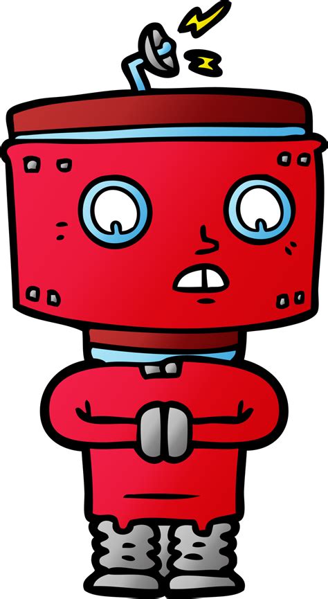 Cartoon Robot Drawing 46948928 Png