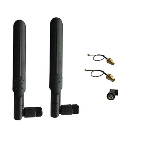 2 X 8dbi Wifi Rp Sma Male Antenna 24ghz 58ghz Dual Band 2 X 15cm U