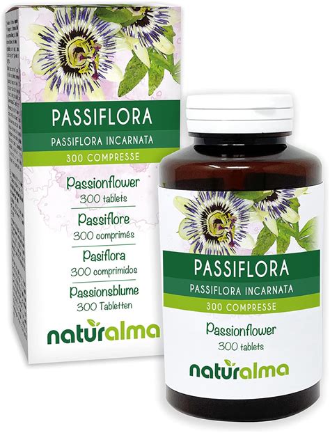 Passionflower Passiflora Incarnata Herb With Flowers Naturalma 150 G 300 Tablets Food