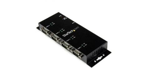 StarTech ICUSB2324I 4 Port Industrial USB To Serial USB 2 0 RS232 Serial Adapter Hub