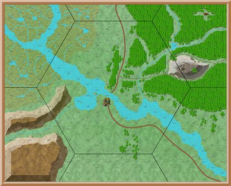 Dagger Run Hex Crawl Map Redo