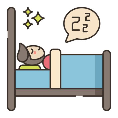 Sleeping Flaticons Lineal Color Icon