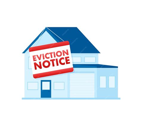 Premium Vector Eviction Notice Form Notice To Vacate Form Eviction Credit Vector Stock
