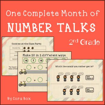 Nd Grade Number Talks By Cora And Kate Teachers Pay Teachers