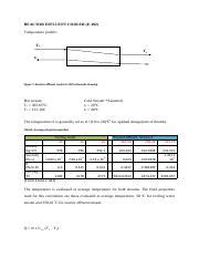 Effluent Cooler Design Temperature Optimization Heat Transfer Course Hero