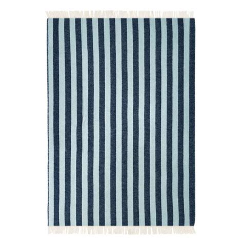 Maison Deux Candy Wrap Blanket Navy Ice Blue