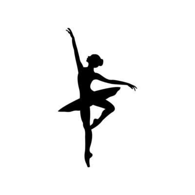 Bailarina De Ballet Silueta Vectores Iconos Gráficos y Fondos para Descargar Gratis