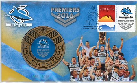 2016 Nrl Premiers Cronulla Sharks Pnc