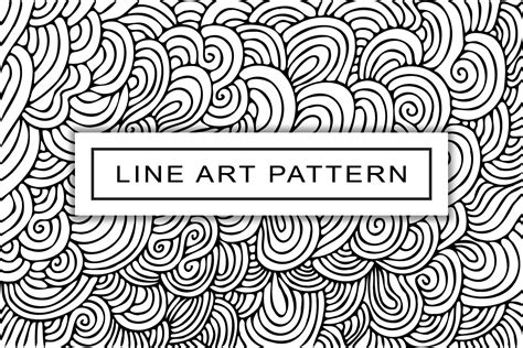 Abstract Line Art Pattern Graphic By G93 · Creative Fabrica