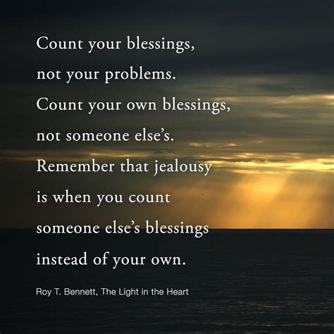 Count Your Blessings And Your Problems