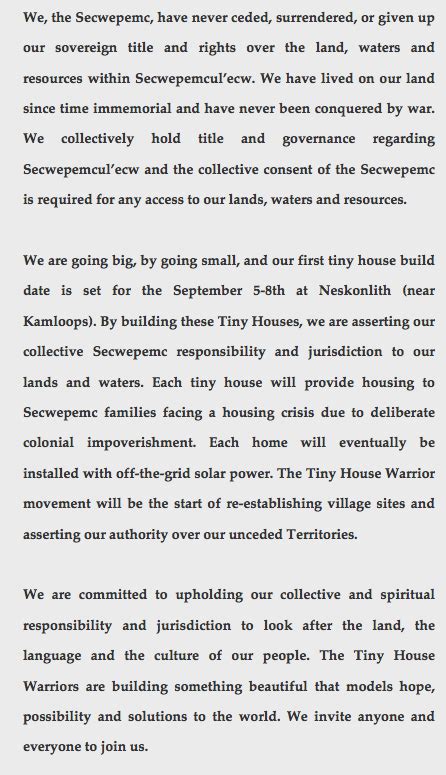 Tiny House Warriors Desperado Philosophy