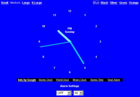 Analog Alarm Clock Video By Onlineclock