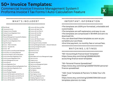 Buy Invoice Templates Commercial Invoice ǀ Tax Forms ǀ Invoice Management System ǀ Proforma