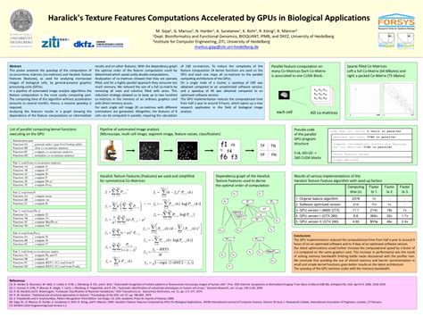 Pdf Haralicks Texture Features Computations Accelerated By Gpus In