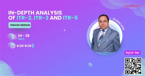In Depth Analysis Of Itr 2 Itr 3 And Itr 5