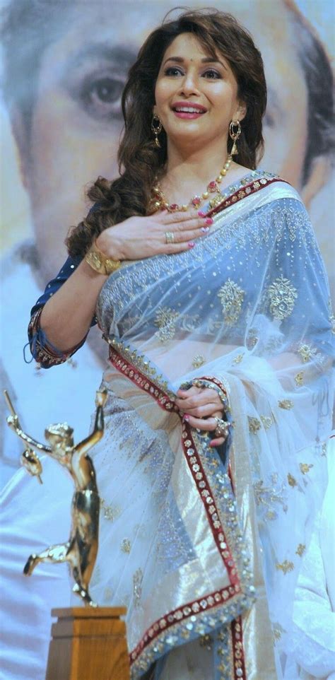 Pin By Mohini Wasdev On Sari Madhuri Dixit Madhuri Dixit Saree Most