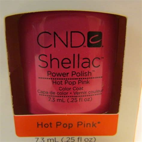 Creative Nail Design Makeup Cnd Shellac Brand Color Coat Hot Pop
