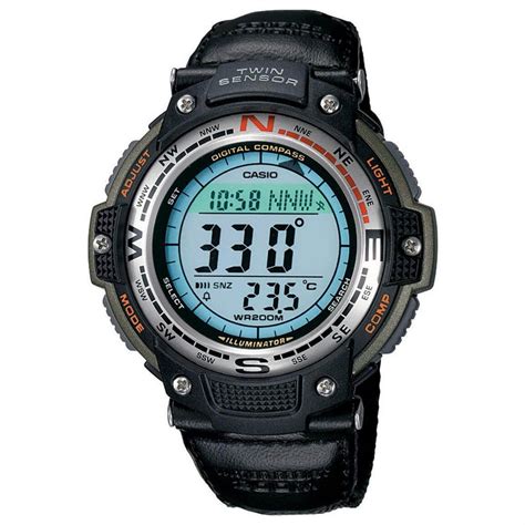 Casio Twin Sensor Compassthermometer Watch Sgw 100b 3v In Bd