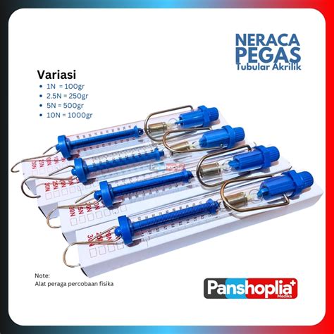 Jual Neraca Pegas Akrilik Neraca Pegas Percobaan Fisika Dinamometer Shopee Indonesia