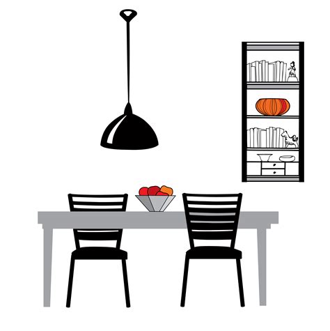 Realistic Kitchen Chair Vector Free Download