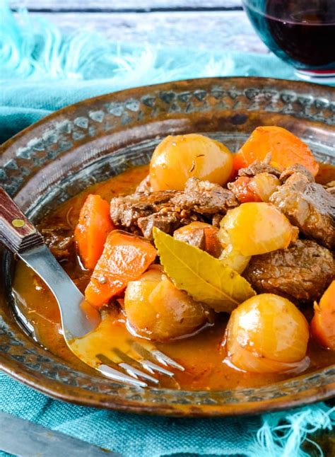 Traditional Greek Beef Stifado Stew Recipe Larder Love