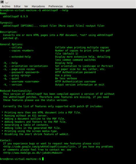 convierte páginas web a pdf en tu terminal linux con wkhtmltopdf