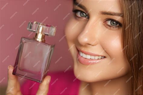 Premium Photo Perfume Beauty Product And Cosmetics Model Face