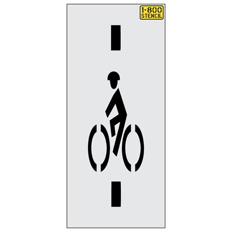 Bike Lane Stencils — 1 800 Stencil