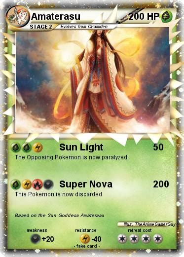 Pokémon Amaterasu 128 128 Sun Light My Pokemon Card