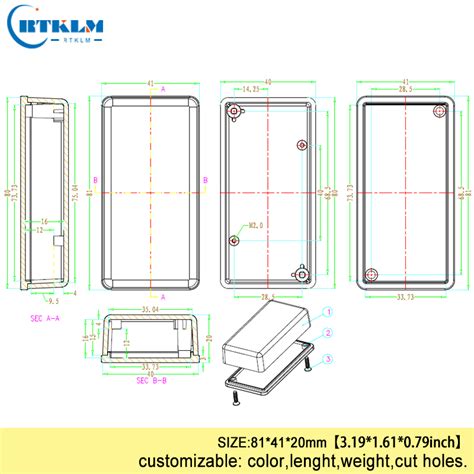 Abs Junction Box Ip54 Plastic Project Geval Plasti Vicedeal