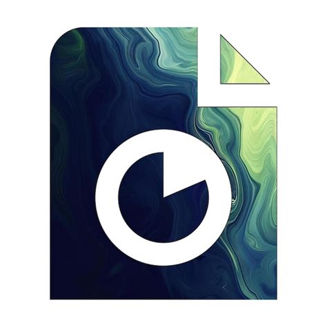 Premium Photo Image Icons File Chart Pie Luminous Gradient Background