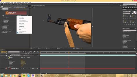 After Effects CS6 Tutorial 174 Keylight For Color Keying YouTube
