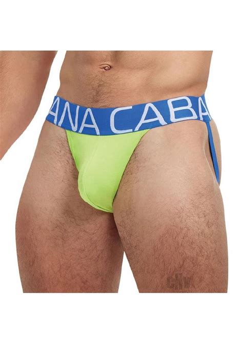 Banana Cabana Jock Lxl Green