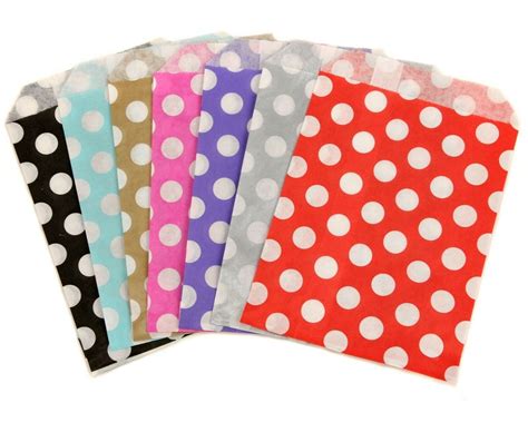 Polka Dot Spot Paper Sweet Bags Pick N And Mix Bag T Bags Wedding