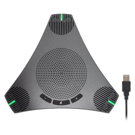 Conference Speaker And Microphone 360° Omnidirectional Microphone With