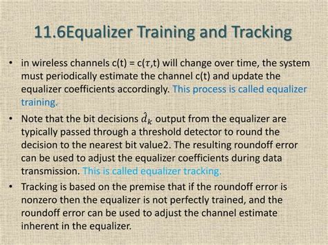 Equalization Pptx Equalization Pptx
