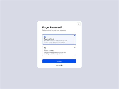 Forgot Password Modal By Xchyler Drenth On Dribbble