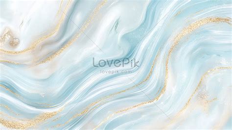 대리석 블루 골드 수채화 배경