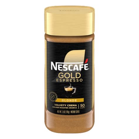 NescafÉ Gold Espresso Gold Espresso Blonde Roast Instant Coffee 35 Oz