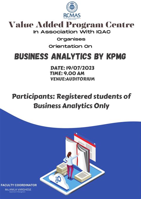 Business Analytics Session Rajagiri College Of Management And Applied
