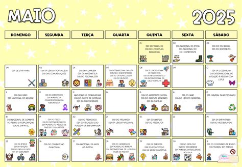 Datas Comemorativas • Maio2025