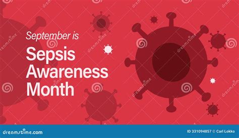 Sepsis Awareness Month Banner Systemic Inflammatory Response Syndrome