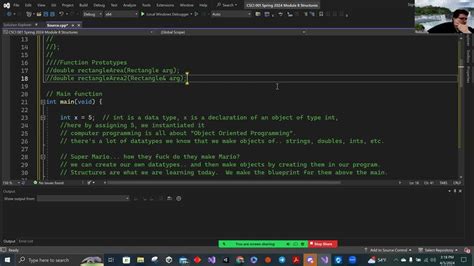 Csci 001 Spring 2024 Module 8a Structures Youtube