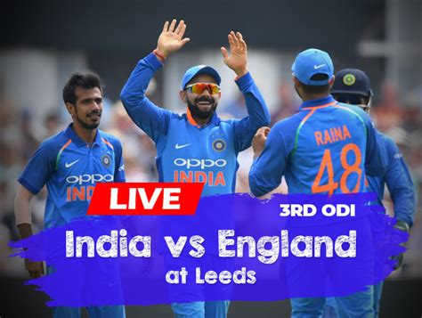 Live Cricket Streaming India Vs England 3rd And Final Odi Live