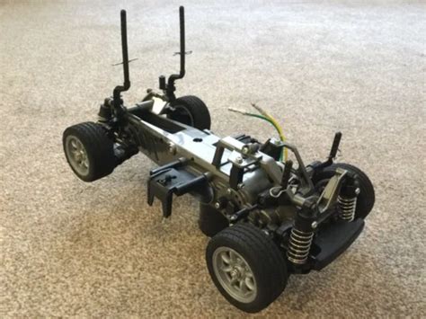 TAMIYA RC VINTAGE Rover Mini Cooper Racing M03 Rollfahrwerk FWD M01 M05